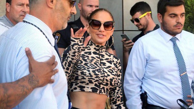 Jennifer López llega a Israel