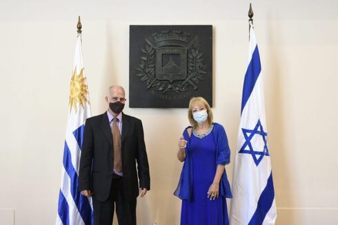 Uruguay: el embajador de Israel se reunió con la alcaldesa de Montevideo