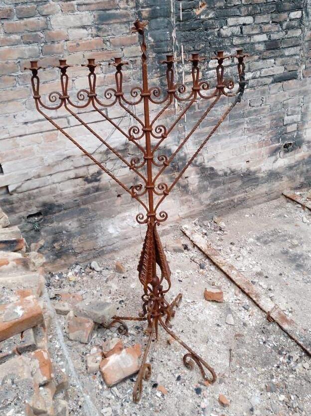 Milagro de Janucá en Ucrania: encuentran una janukiá entre las ruinas ...